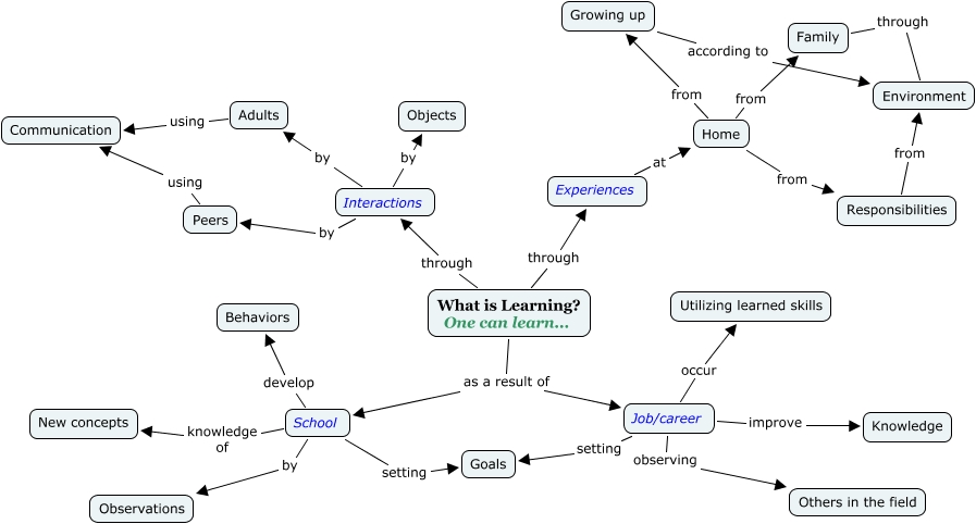 Practice 1 Cmap - What is Learning?